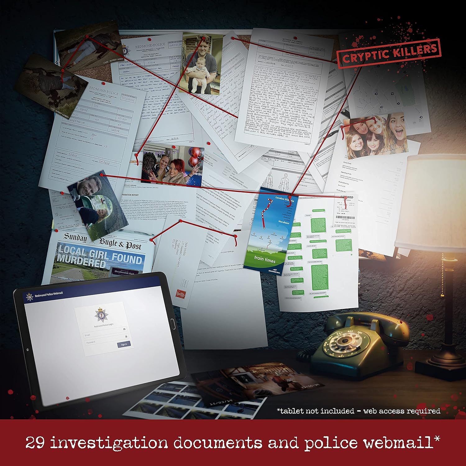 Cryptic Killers Unsolved Murder Mystery Game: Murder of a Millionaire ... Cryptic Killers Unsolved Murder Mystery Game: Murder of a Millionaire ...